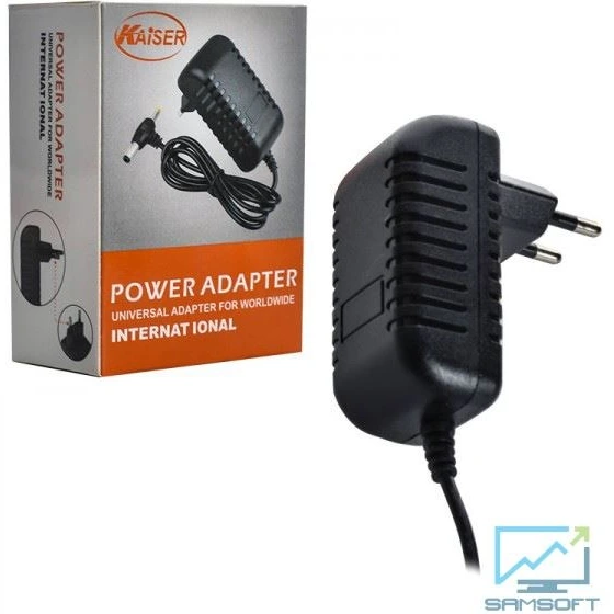 خرید و قیمت آداپتور سوزنی 9 ولت 2 آمپر 9V/2A (دو سر) کایزر KAISER | ترب