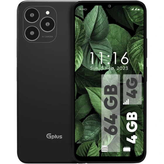 خرید و قیمت گوشی موبایل جی پلاس مدل Q20s دو سیم کارت ظرفیت 64 گیگابایت و رم 4 گیگابایت | ترب