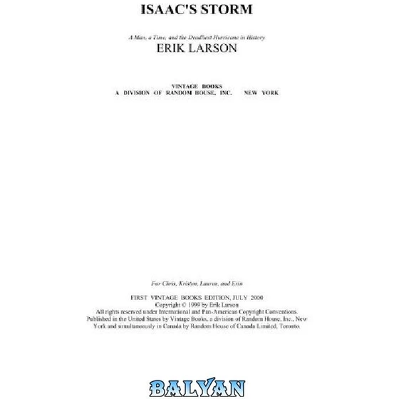 خرید و قیمت دانلود کتاب Isaac's Storm- A Man, a Time, and the Deadliest ...