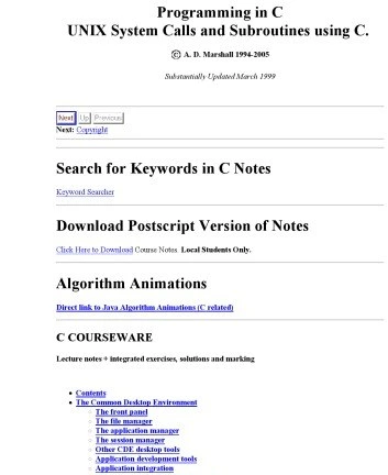 خرید و قیمت دانلود کتاب Programming in C UNIX System Calls and Subroutines using C 2004 | ترب