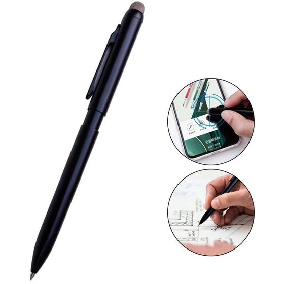 خرید و قیمت قلم لمسی 2 در 1 فلزی شیائومی Xiaomi Lampo metal gel pen ...