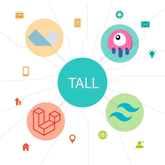 خرید و قیمت Start With Tall Use Tailwind Alpine Laravel And Livewire توسعه وب تمام پشته با