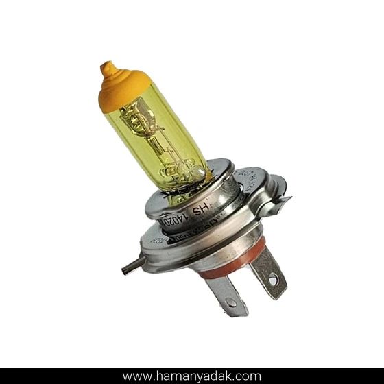 خرید و قیمت لامپ H4 سه خار زرد 12 ولت 100/90 وات برند Lee Tech | ترب