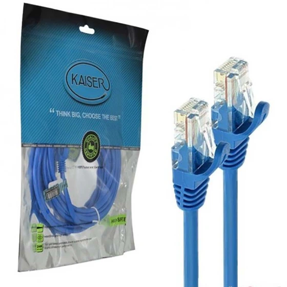 خرید و قیمت کابل شبکه 10 متری CAT5 کایزر KAISER | ترب