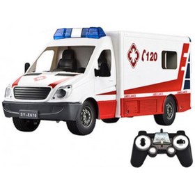 خرید و قیمت ماشین کنترلی آمبولانس Double E مدل Remote Control Ambulance ...