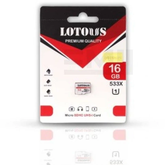 خرید و قیمت کارت حافظه 16 گیگ لوتوس مدل U1 533X | ترب