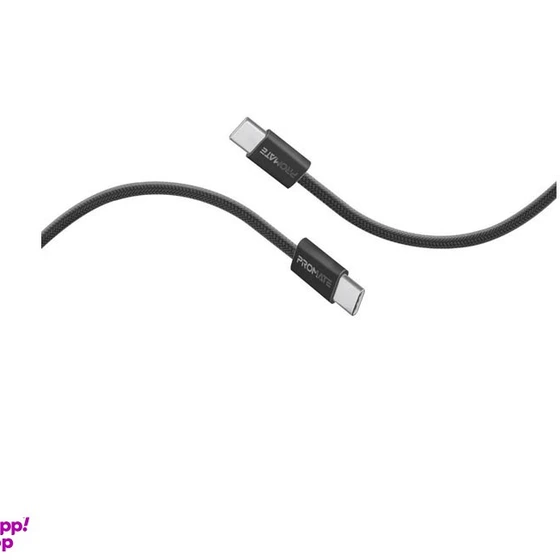 خرید و قیمت کابل USB-C پرومیت مدل ECOLINE-CC120.BLK طول 1.2 متر | ترب