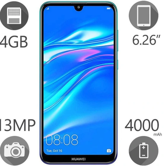 خرید و قیمت گوشی موبایل هوآوی مدل Y7 Pro 2019 ظرفیت 128 گیگابایت رم 4 ...