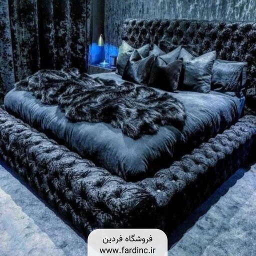 خرید و قیمت تخت خواب یک نفره کینگ (عرض 120) مدل چستر - رنگبندی 25 عددی ...