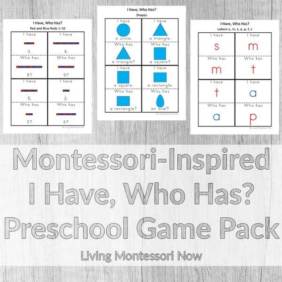 خرید و قیمت کتاب Montessori-Inspired I Have, Who Has? Preschool Game ...