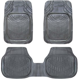 خرید و قیمت کفپوش سه تکه لاستیکی گیلان مناسب سمند کد m_81124 | ترب