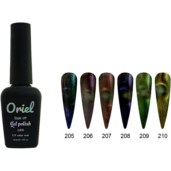خرید و قیمت لاک ژل 11 میل 9 بعدی (Cat eyes) Oriel | ترب