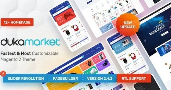 خرید و قیمت دانلود قالب فروشگاهی Dukamarket برای مجنتو | ترب