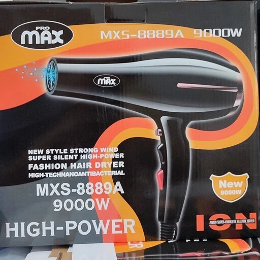 خرید و قیمت سشوار پرومکس حرفه ای 9000وات موتورسنگین مدل MXS-8888 | ترب