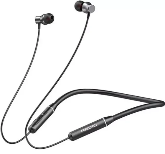 خرید و قیمت هندزفری بی سیم گردنی رسی Recci REP-W23 sport wireless neckband earphone | ترب