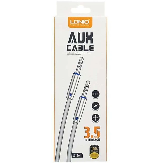 خرید و قیمت کابل AUX برند LDNIO مدل LS-361 | ترب
