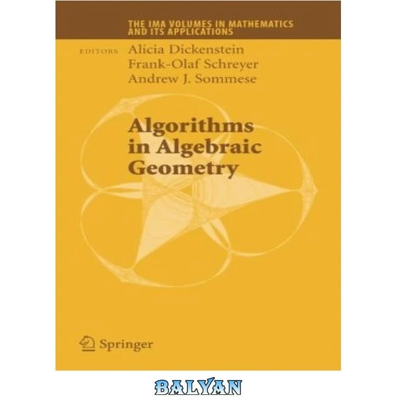 خرید و قیمت دانلود کتاب Algorithms In Algebraic Geometry ترب 