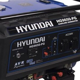 خرید و قیمت موتور برق هیوندای مدل HG9650-A ظرفیت ۶.۵ کیلووات بنزینی تک فاز | ترب