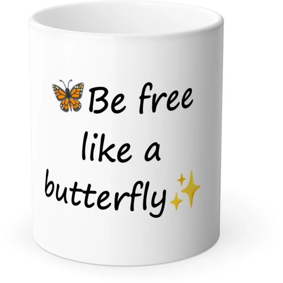 خرید و قیمت ماگ Be free like a butterfly. | ترب