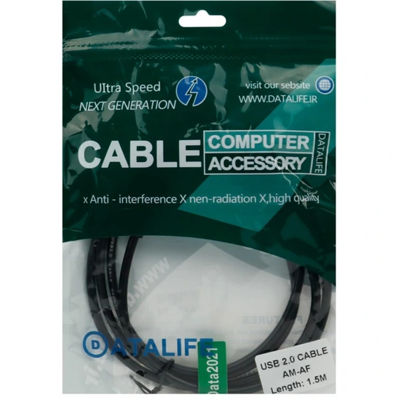 خرید و قیمت کابل افزایش طول ext usb 3m datalife | ترب