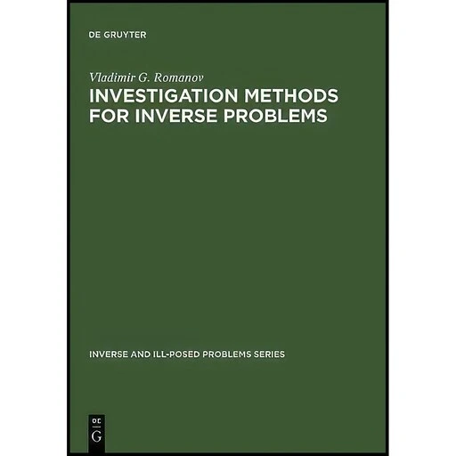خرید و قیمت کتاب زبان اصلی Investigation Methods For Inverse Problems