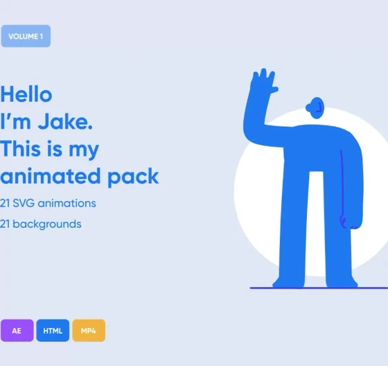 خرید و قیمت دانلود ایلوستریشن Jake Animated. Volume 1 | ترب