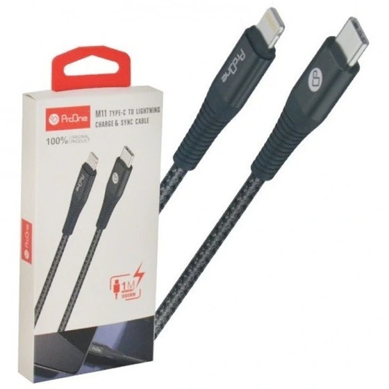 خرید و قیمت کابل شارژر آیفون PROONE M11 PCC110 | ترب