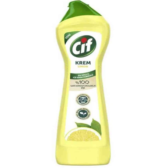 خرید و قیمت کرم پاک کننده سیف Cif Lemon چند منظوره رایحه لیمو 750 میل | ترب