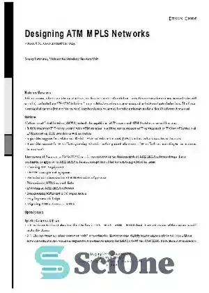 خرید و قیمت دانلود کتاب Cisco Designing ATM MPLS Networks - طراحی سیسکو شبکه های ATM MPLS | ترب