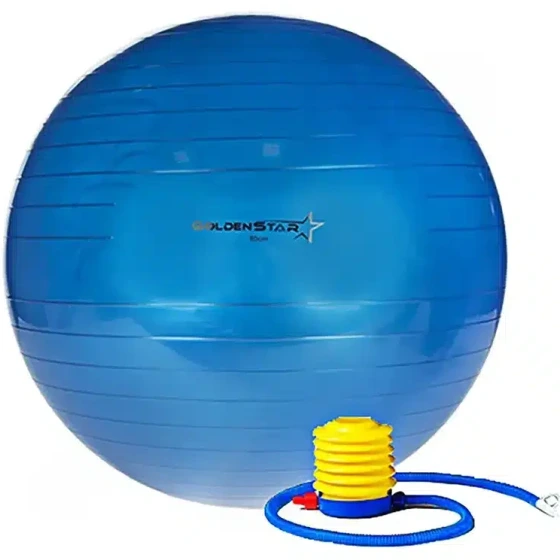 خرید و قیمت توپ بدنسازی سوییسی جیم بال فیزیوبال گلدن استار 85 سانتیمتری ...
