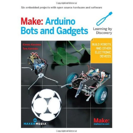 خرید و قیمت دانلود کتاب Make Arduino Bots And Gadgets Six Embedded