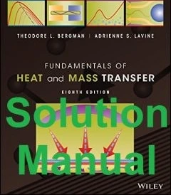 خرید و قیمت Solution Manual for Fundamentals of Heat and Mass Transfer – Theodore Bergman ...