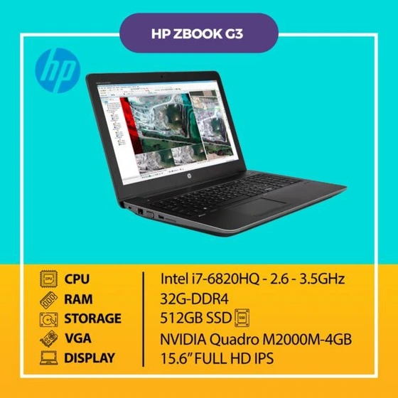 خرید و قیمت لپ تاپ اچ پی زد بوک جی 3- HP ZBOOK G3 | ترب
