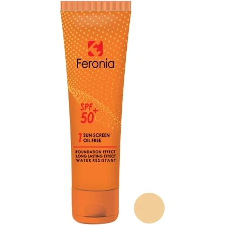 خرید و قیمت فرونیا کرم ضد آفتاب رنگی بژ روشن 50 میل شماره 1 Feronia | ترب