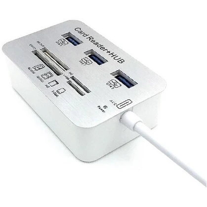 خرید و قیمت هاب و رم ریدرUSB3 برند وریتی مدل H408 | ترب