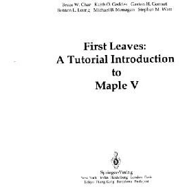 خرید و قیمت دانلود کتاب First Leaves: A tutorial introduction to Maple ...