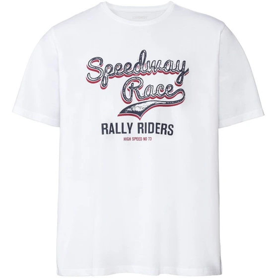 خرید و قیمت تیشرت آستین کوتاه مردانه لیورجی مدل TSHSH رنگ سفید | ترب