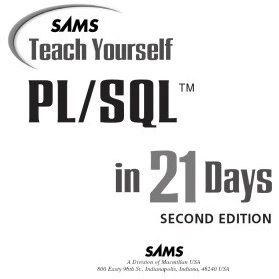خرید و قیمت دانلود کتاب Sams Teach Yourself PL SQL in 21 Days (2nd ...