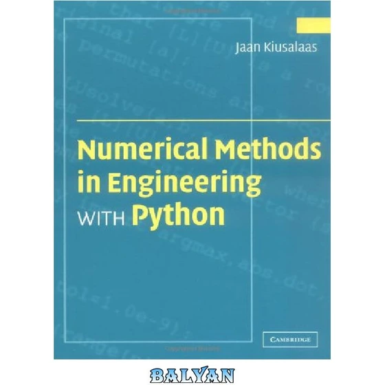 خرید و قیمت دانلود کتاب Numerical Methods In Engineering With Python ترب