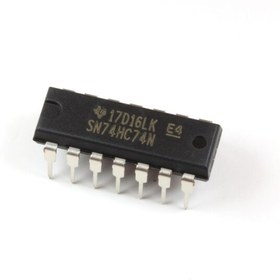 خرید و قیمت آی سی منطقی D فلیپ فلاپ SN74HC74N | ترب