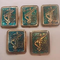 خرید و قیمت 5عدد آرم فلزی قدیمی سپاه | ترب