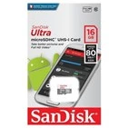 خرید و قیمت کارت حافظه microSDHC مدل Ultra کلاس 10 استاندارد UHS-I U1 سرعت 80MBps 533X ظرفیت 16 ...