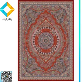 خرید و قیمت فرش ماشینی زمرد مشهد مدل 18134 زمینه قرمز 500 شانه تراکم ...