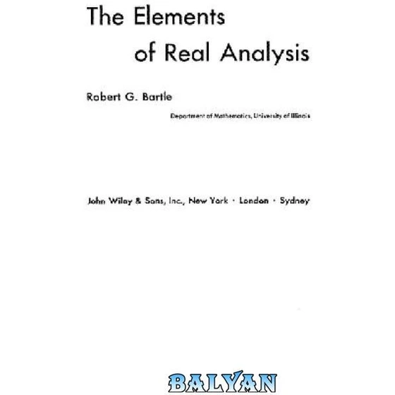 خرید و قیمت دانلود کتاب The Elements of Real Analysis | ترب