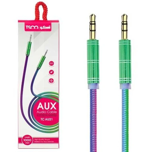 خرید و قیمت کابل تسکو اصلی AUX سیم TSCO TC AU21 موبایل اهنگ با جک 3.5 میلی متری مبدل اورجینال ...