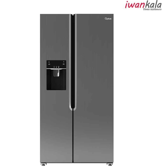 خرید و قیمت یخچال وفریزر ساید بای ساید آبریز و یخساز اتومات مدل GSS-P763 W گارانتی مادیران | ترب