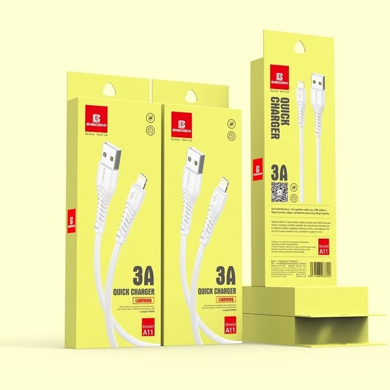 خرید و قیمت کابل شارژ فست میکرو بیبوشی biboshi مدل A11 | ترب
