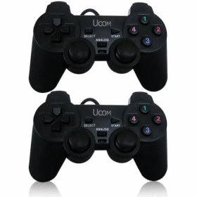 خرید و قیمت دسته بازی کامپیوتر دو تایی شوک دار UCOM | ترب