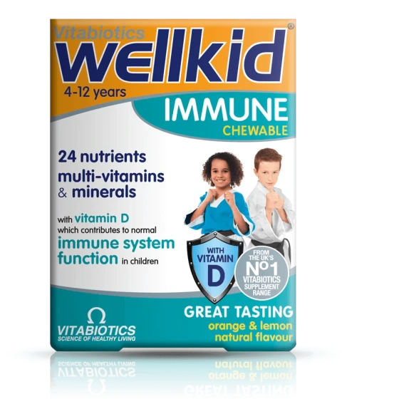 خرید و قیمت ولکیدز جویدنی vitabiotics wellkid immune chewable | ترب