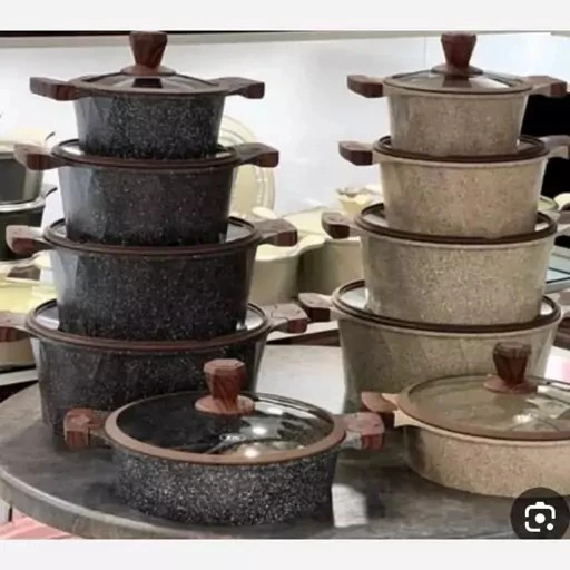 خرید و قیمت مشخصات سرویس قابلمه گرانیتی زیو Zio مدل Z-8350-32 طرح جامبو Jumbo | ترب